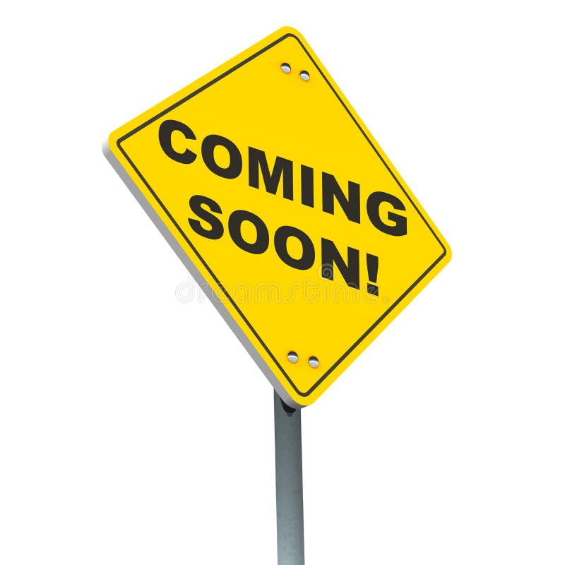 Bald kommen stock abbildung. Illustration von geschäft - 44454289