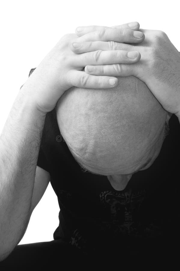 Bald man stock image. Image of bald, vertical, loss, head - 25292955