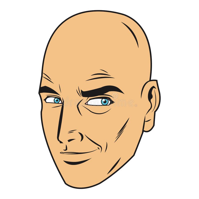 Pop Art Bald Man Retro Stock Illustrations – 31 Pop Art Bald Man Retro ...