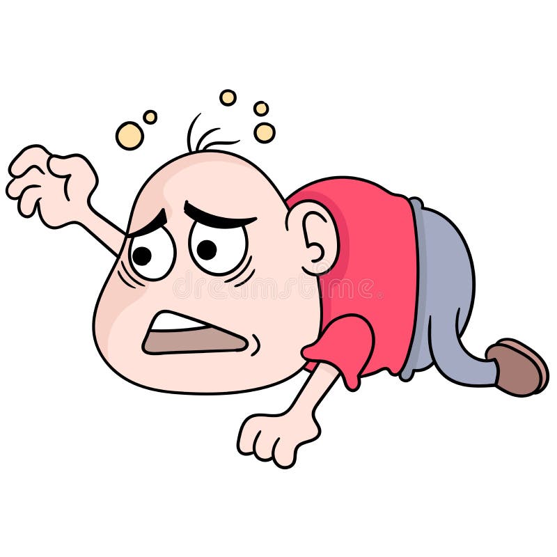 Crawling Man Clipart