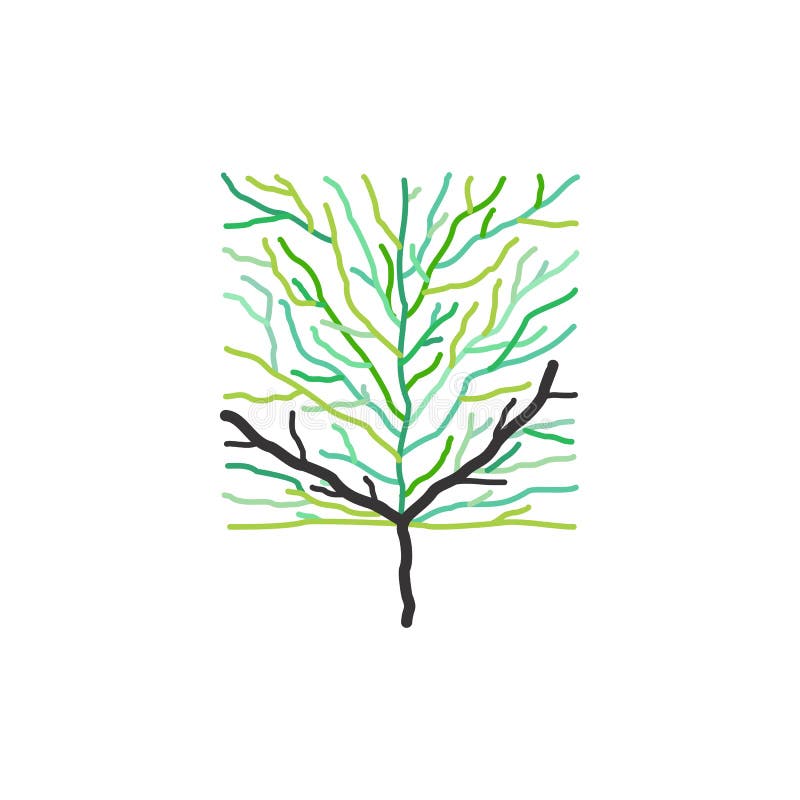 Bald tree sign symbol stock illustration. Illustration of tree - 133112277