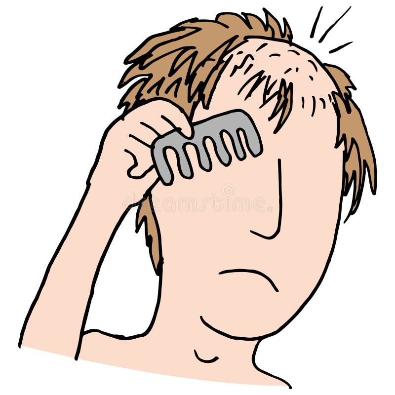 Bad Hair Day stock vector. Illustration of vector, haircut - 18851619