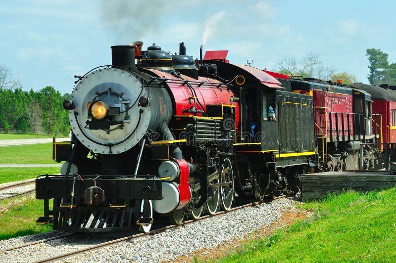 Baldwin Locomotive stock image. Image of green, steam - 18956753