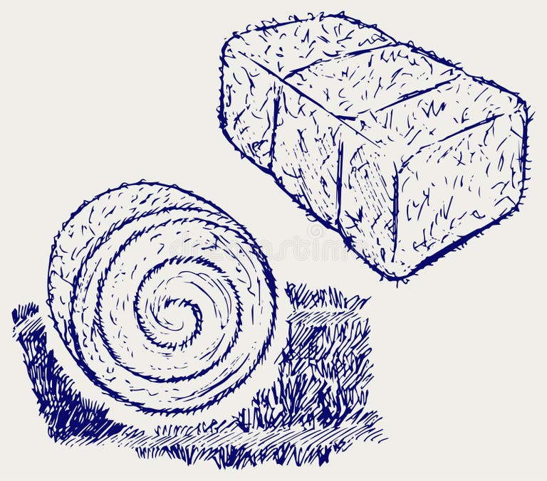 Straw Bale Stock Illustrations – 5,609 Straw Bale Stock Illustrations ...