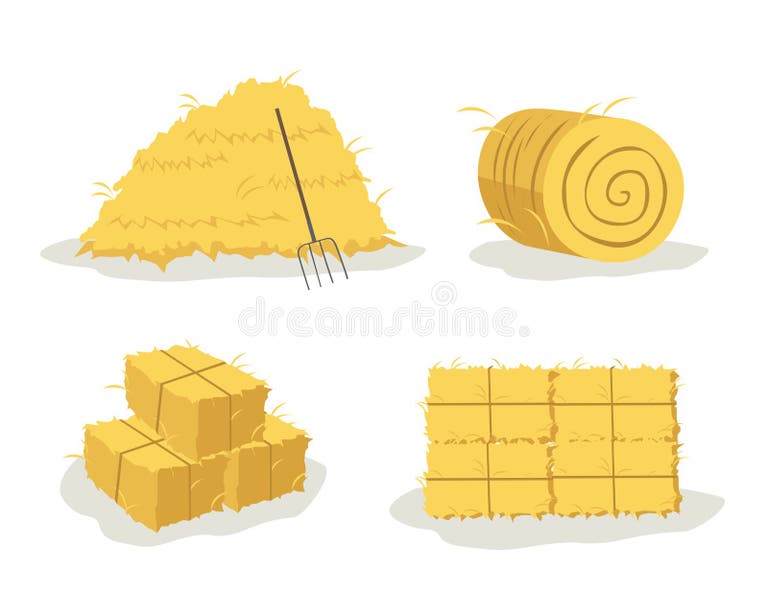 Hay Bale Stack Stock Illustrations – 3,227 Hay Bale Stack Stock ...