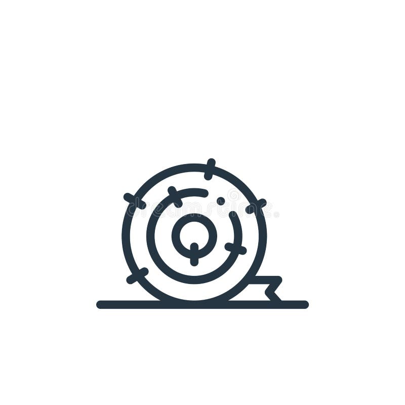 Hay Bale Line Icon is in Simple Style. Natural Product Stock Vector ...