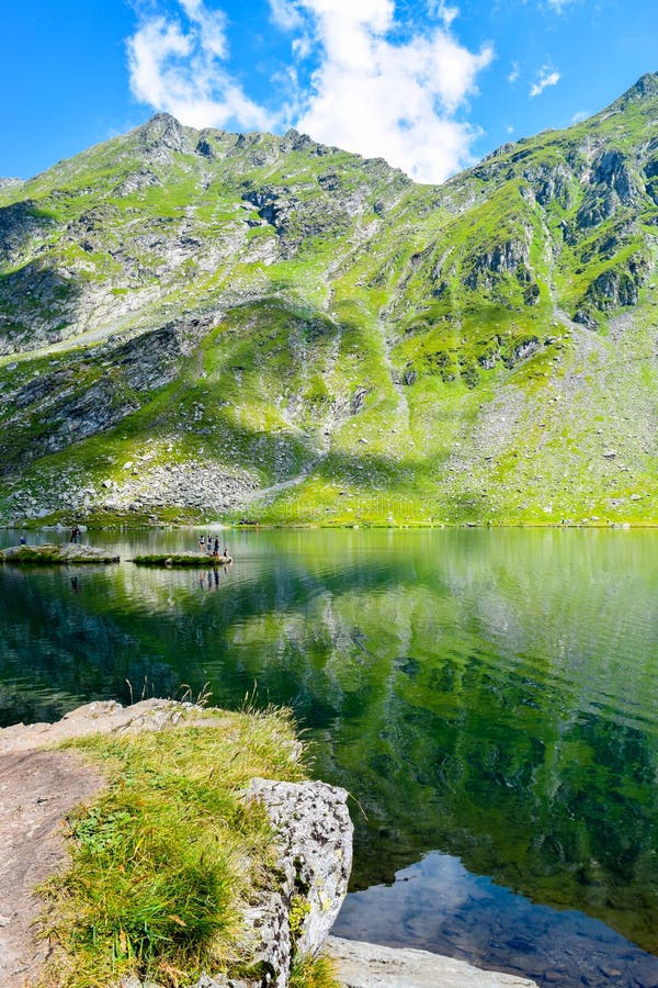 Balea Glacier Lake, Romania Stock Image - Image of explore, altitude ...