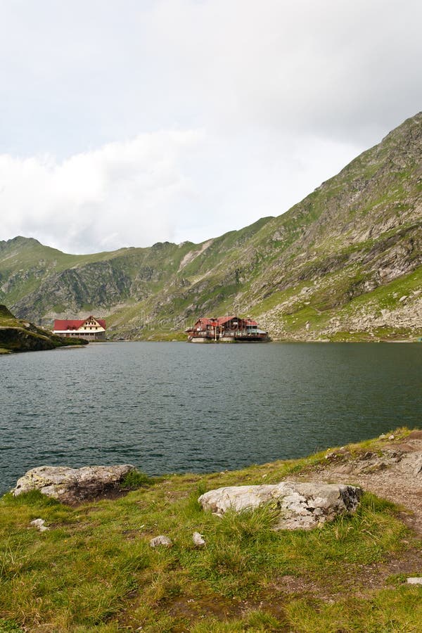 Balea Lake the Glacial Lake from Romania Stock Image - Image of lake ...