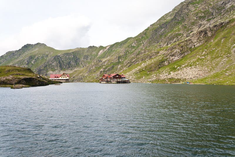 Balea Lake the Glacial Lake from Romania Stock Photo - Image of ...
