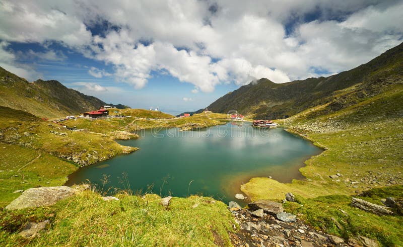 Balea Lake stock photo. Image of romania, fagaras, unique - 59015110
