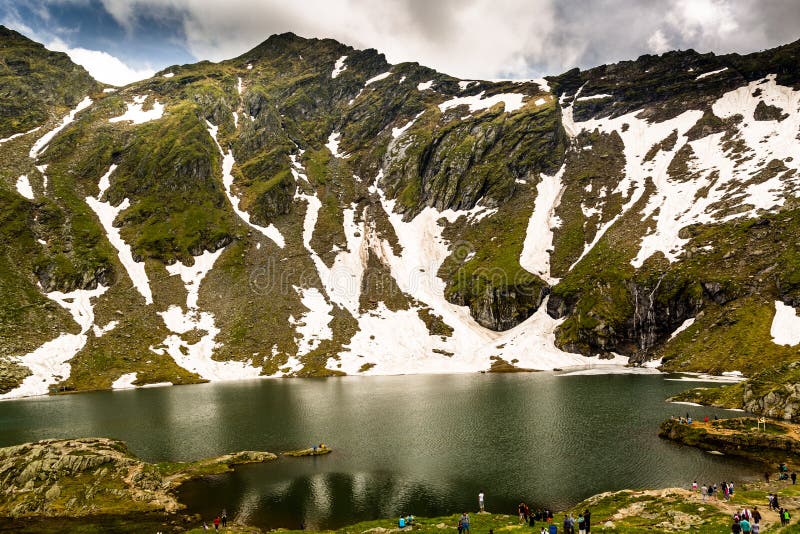 Roter See Lacu Rosu in Bicaz-Schlucht Cheile Bicazului, Neamt ...