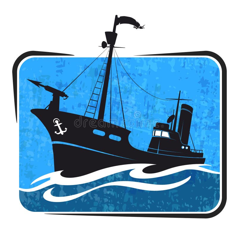 Navio Baleeiro Em Ondas E Baleias Ilustração do Vetor - Ilustração de ...