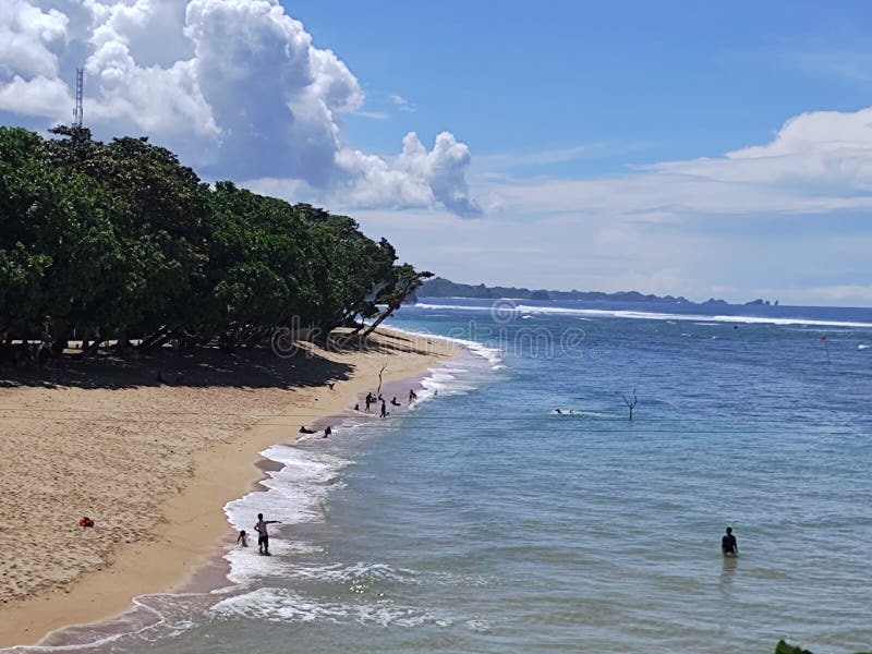 Balekambang beach stock photo. Image of shore, vacation - 222359180