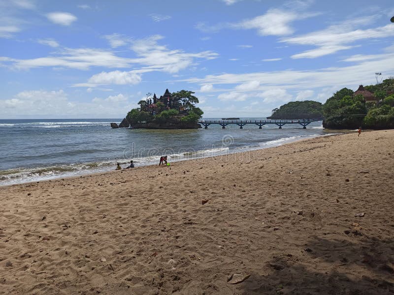 Balekambang Beach Malang stock photo. Image of cape - 264187832