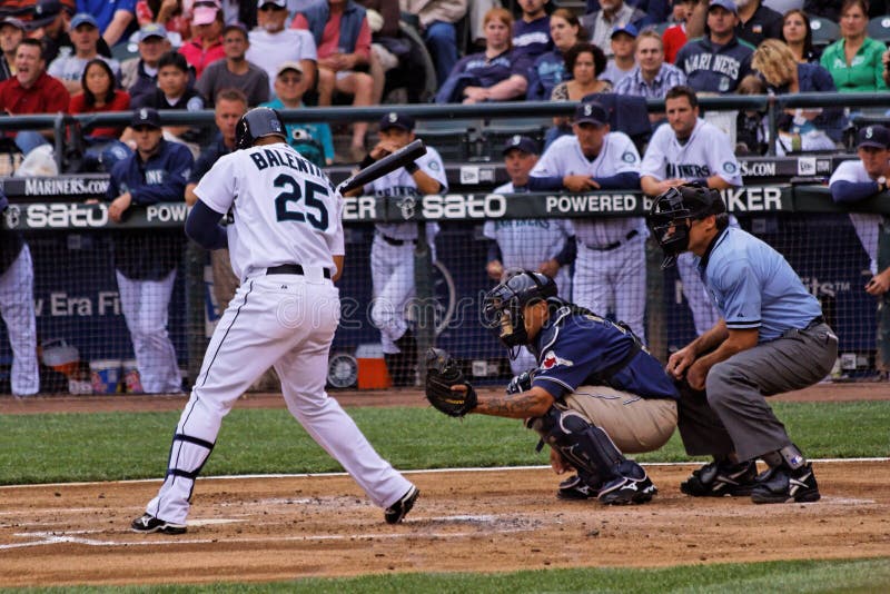 Balentien Mariners Baseball Player Editorial Image - Image of safeco ...