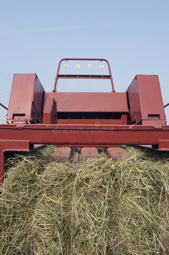 Baler machine stock photo. Image of ball, agricultural - 24069822