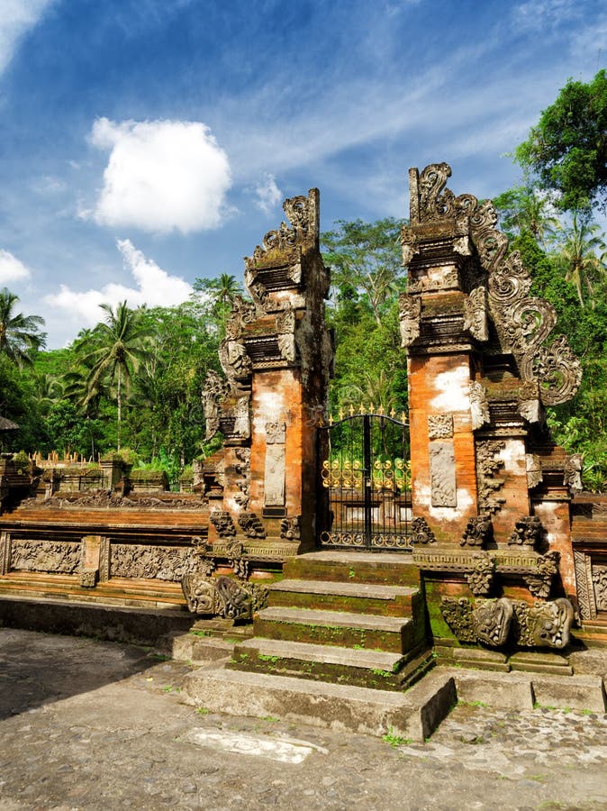 The Famous Bali Handara Gate,Bali Island Indonesia Stock Photo - Image ...