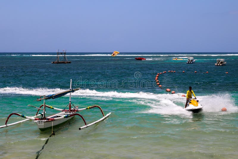 Bali beach editorial image. Image of wind, recreation - 55941455
