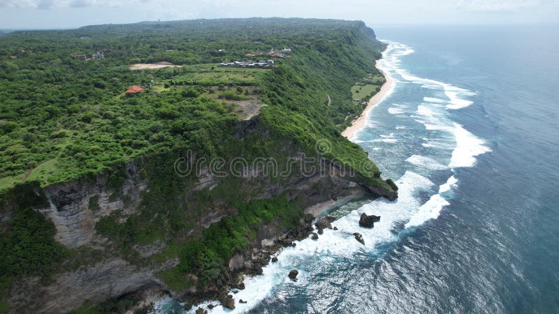 Bali Beaches, Indonesia stock image. Image of aerial - 267282735