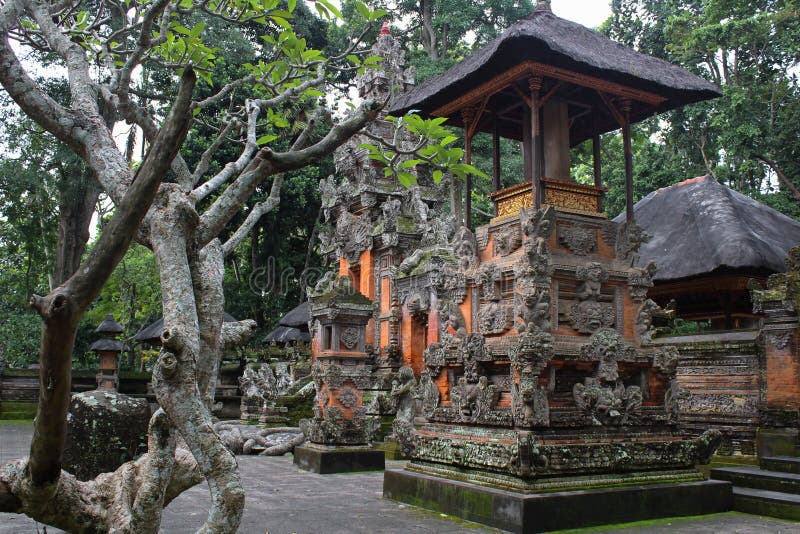 Bali Buildings, Parks and Traveling Stock Image - Image of forest, asia ...