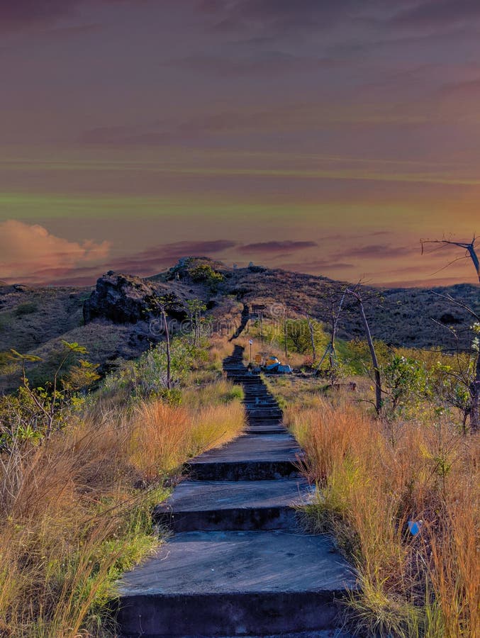 Bali Chair Hill 1001 Stairs Editorial Image - Image of chair, hill ...