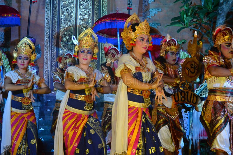 Bali Dancers editorial stock image. Image of temples - 95858509