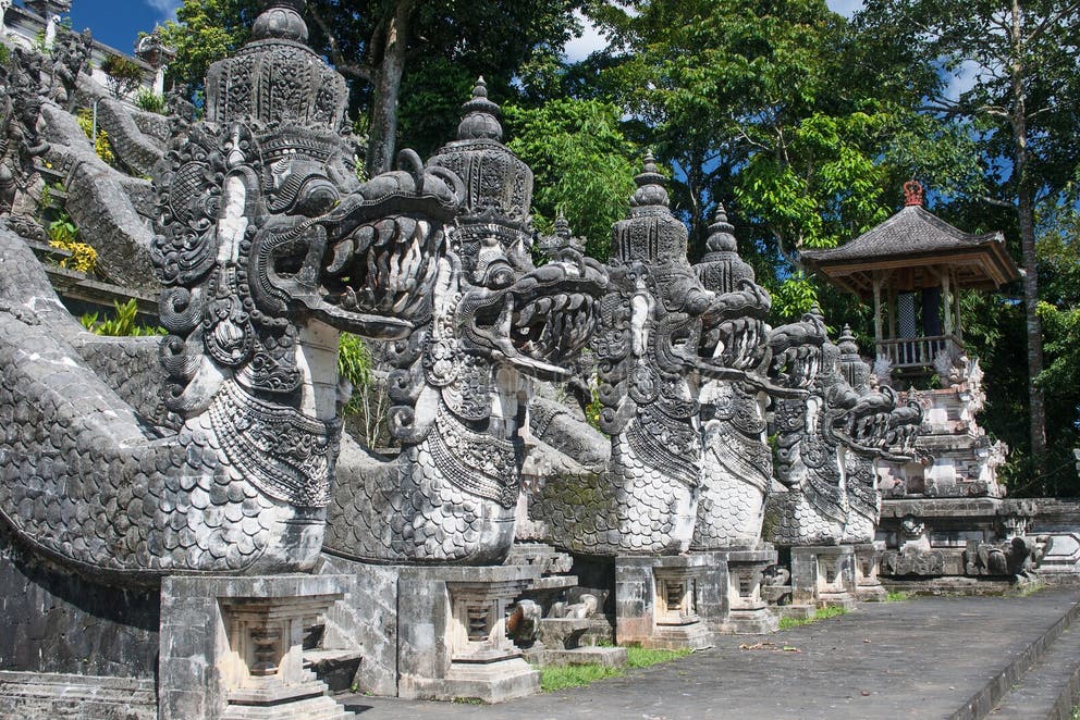 Bali Dragons stock photo. Image of monument, indonesian - 36704668