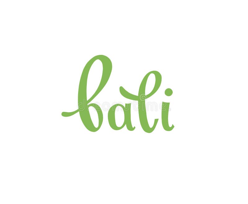 Bali Text Stock Illustrations – 760 Bali Text Stock Illustrations ...