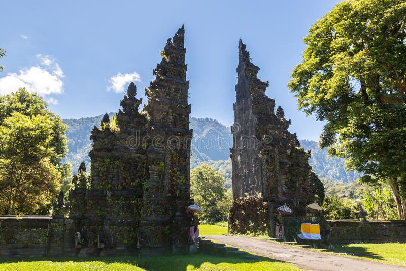 Bali Handara Gate in Bali stock photo. Image of gateway - 268578748