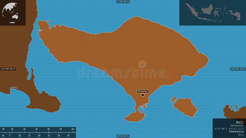 Bali, Indonesia - Composition. Pattern Stock Illustration ...