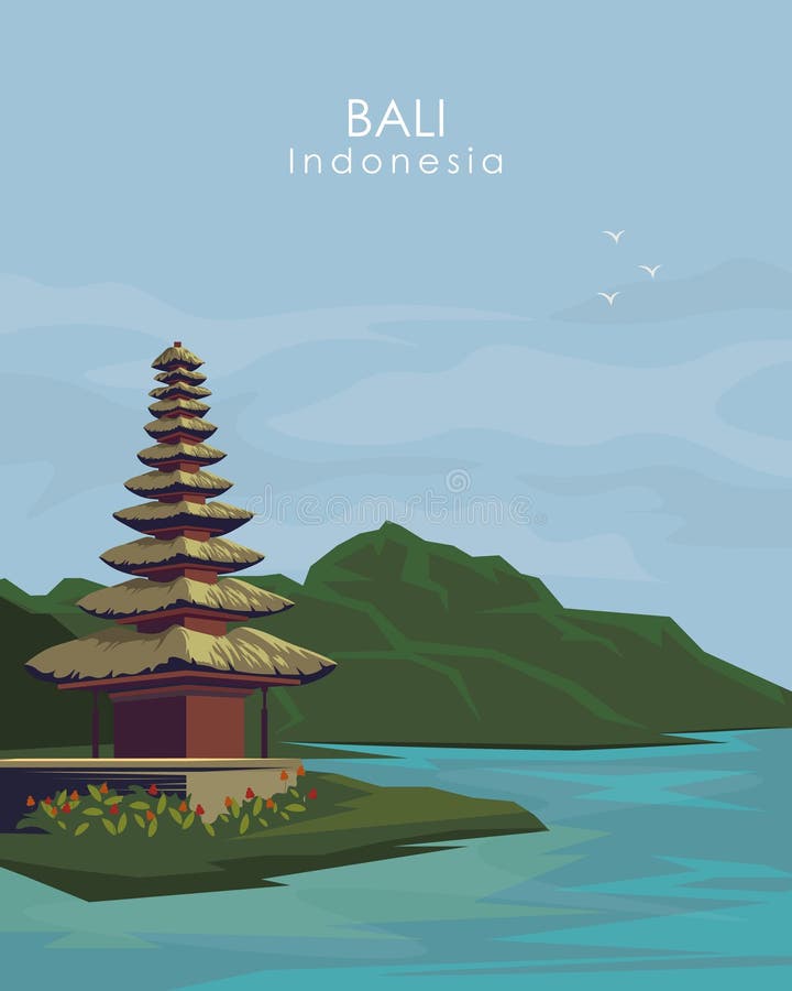 Bali stock vector. Illustration of architecture, bali - 272944749