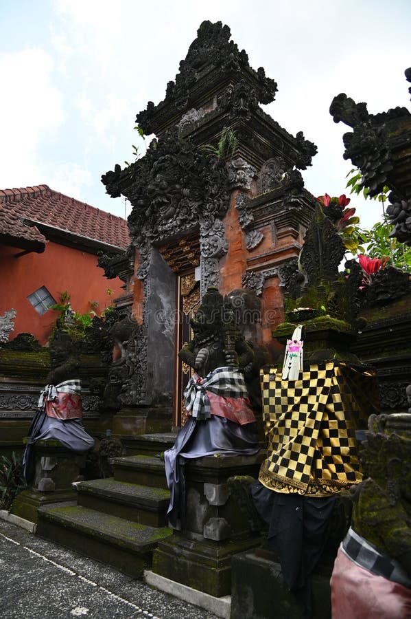 The Temples of Bali editorial stock photo. Image of drone - 267265128