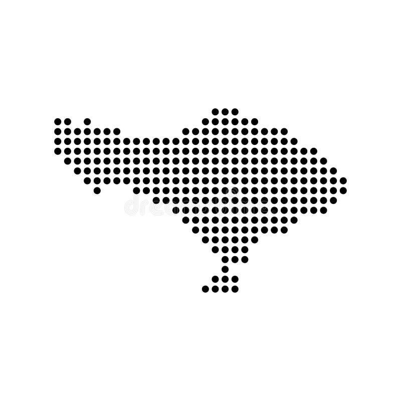 Bali island map icon stock illustration. Illustration of shape - 350039238