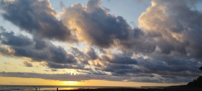 Bali Island, 11 March 2023 - Cloudy Clouds at Sunset Stock Image - Image of bali, sunset: 275711653