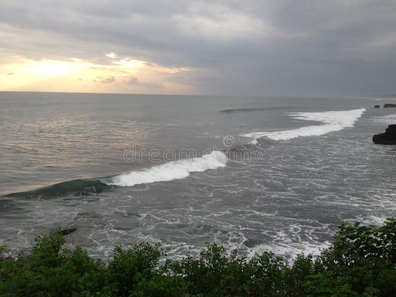 Bali island ocean sun down stock image. Image of ocean - 138289513