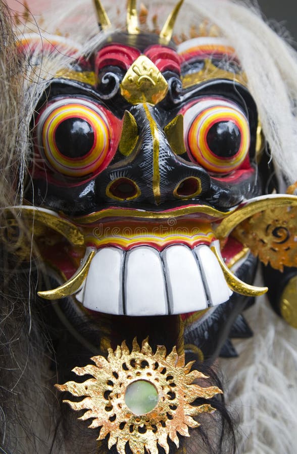 Barong Bali Mask stock photo. Image of mask, craft, traditional - 10741878