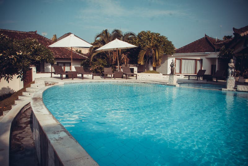 Bali resort hotel stock image. Image of infinity, coast - 74067249