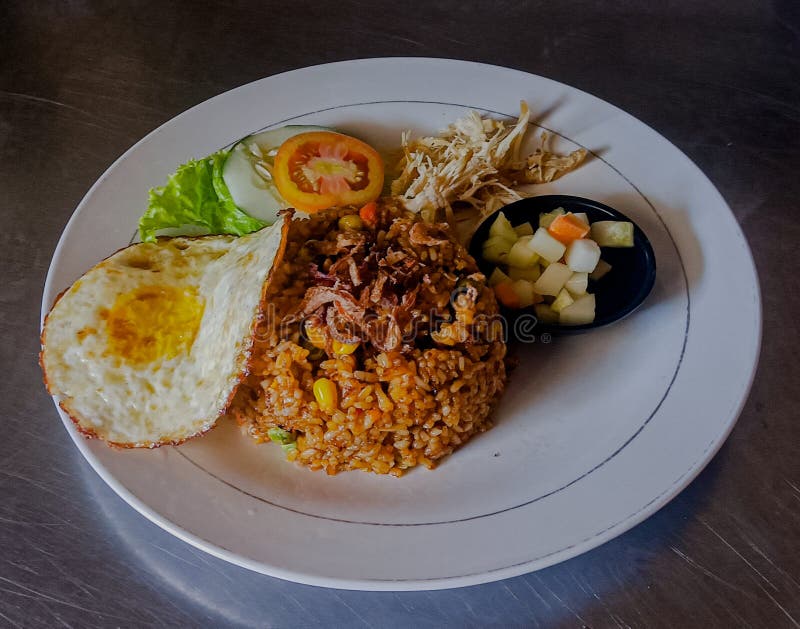 BALINRSE RESTAURANT SPECIAL FRIED RICE Stock Photo - Image of terraces ...