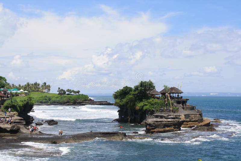 Bali sea god temple stock image. Image of buddhism, place - 13097383
