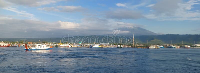 Bali strait 2023 editorial stock photo. Image of shore - 277652168