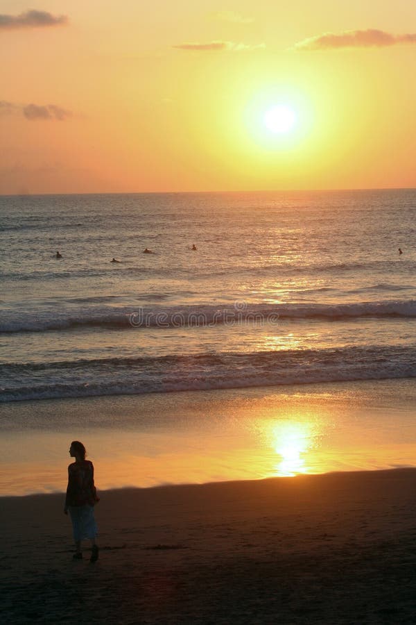 Bali Sunset stock image. Image of exotic, beach, yellow - 1748009