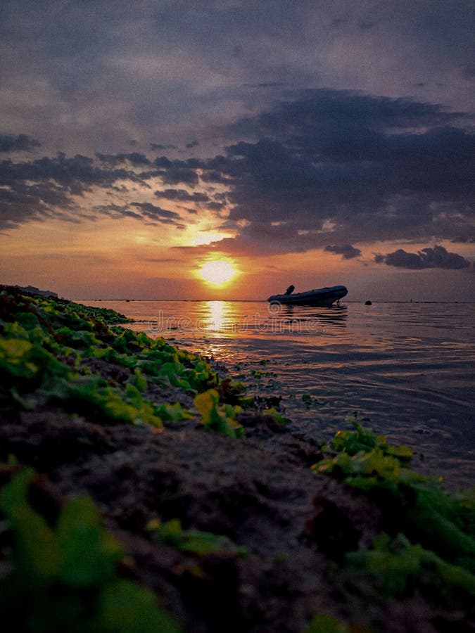 Bali sunset beach stock photo. Image of nature, beach - 200489710