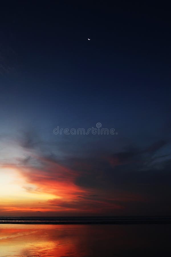 Bali sunset stock photo. Image of radiant, nature, sunset - 67741084