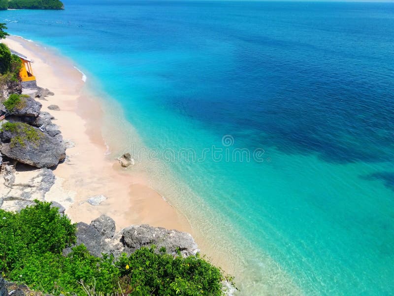 Bali super clean beach stock image. Image of beautyfullplace - 279037747