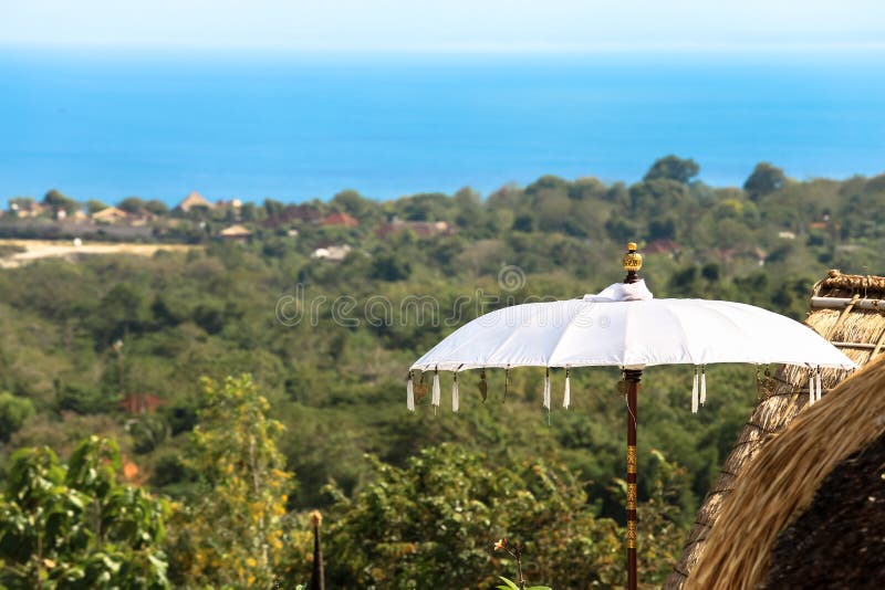 Bali umbrella stock image. Image of asian, umbrella, ceremonial - 77366543