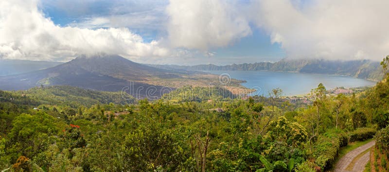 Kelimutu Colored Crater Lake Stock Image - Image of mineral, azure ...