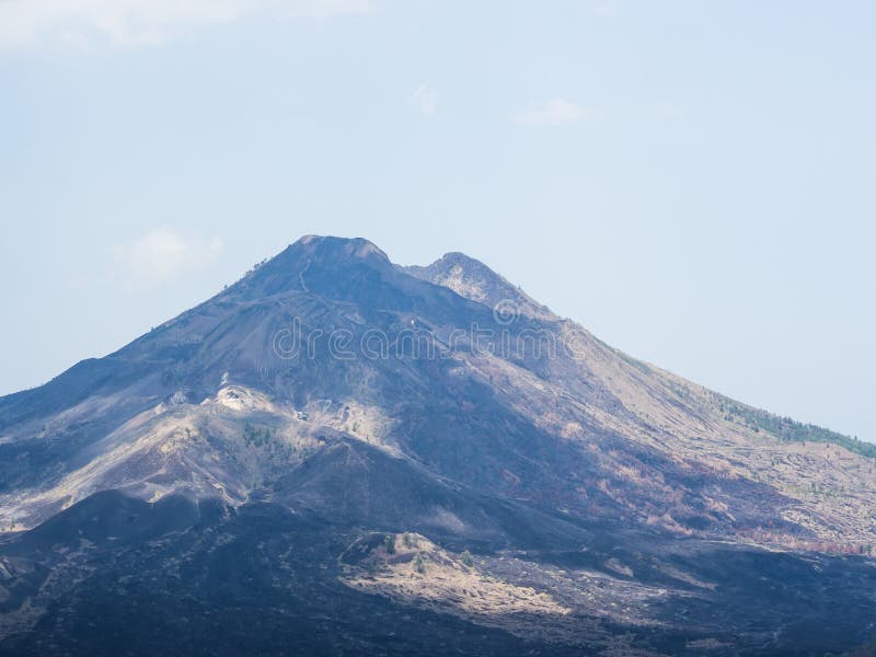 Bali-Vulkan, Agungs-Berg Von Kintamani in Bali Stockfoto - Bild von ...