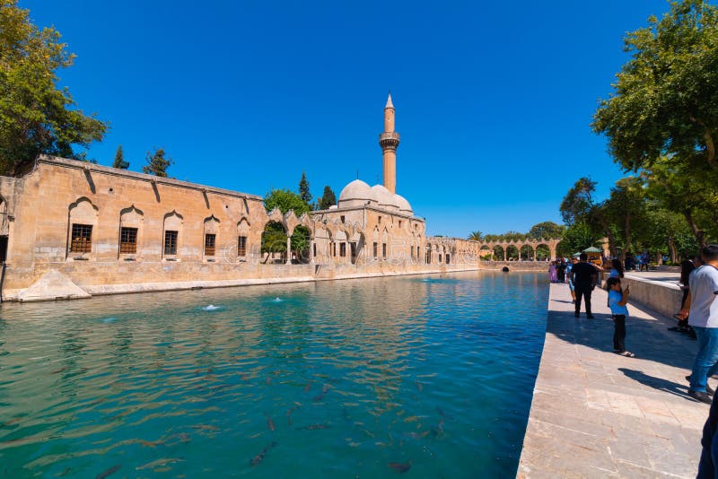 Balikligol. Balikligol or Abraham S Pool in Sanliurfa Turkey Editorial ...