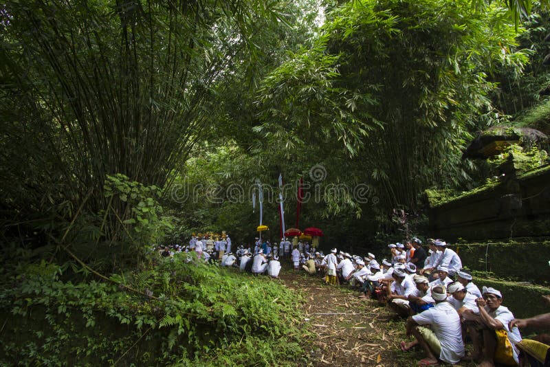 Balinese ceremony editorial photography. Image of rite - 32225807