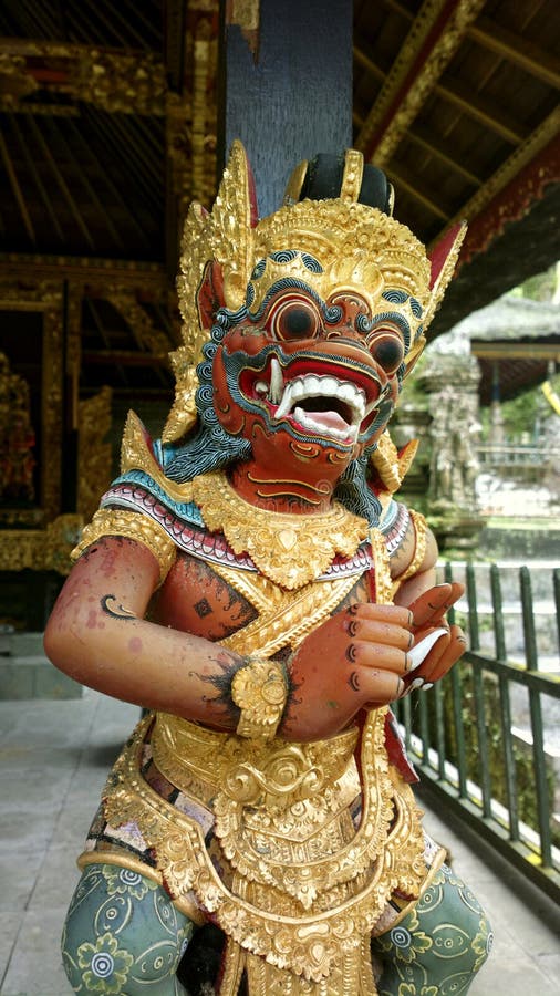 Balinese god statue stock photo. Image of curvi, decoration - 44870346